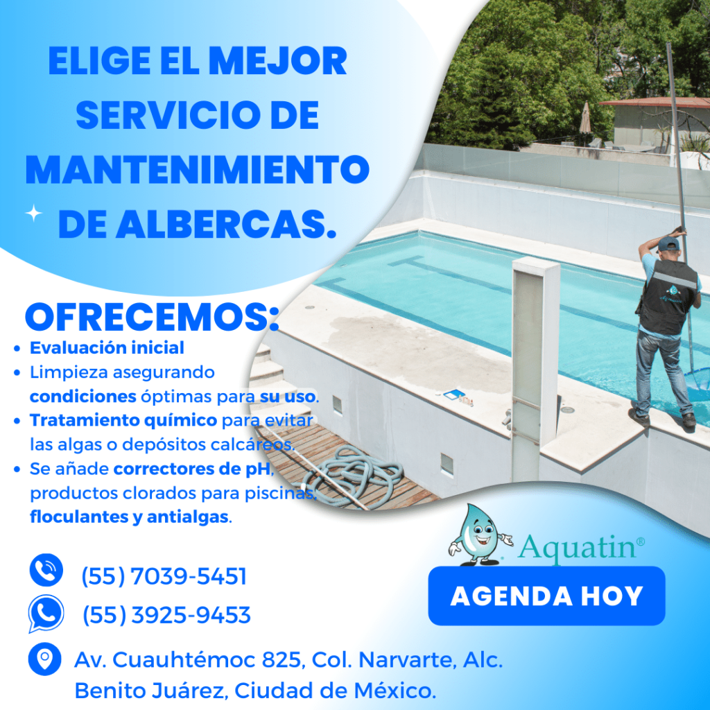 Mantenimiento de Albercas - Lavado de Cisternas y Tinacos