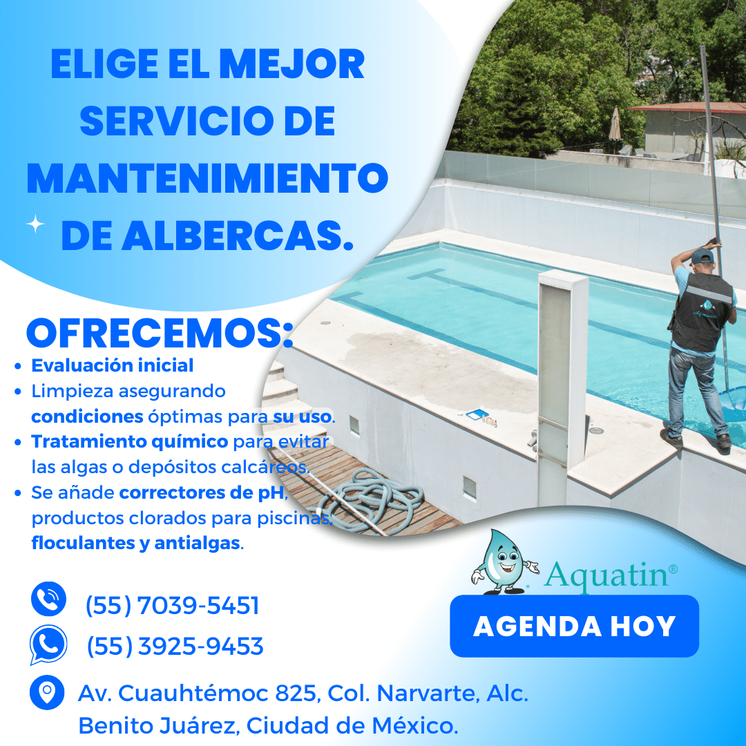 Mantenimiento de Albercas - Lavado de Cisternas y Tinacos